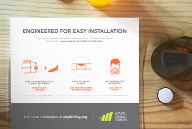 Productivity — Engineered for Easy Installation - Polymeric Exteriors